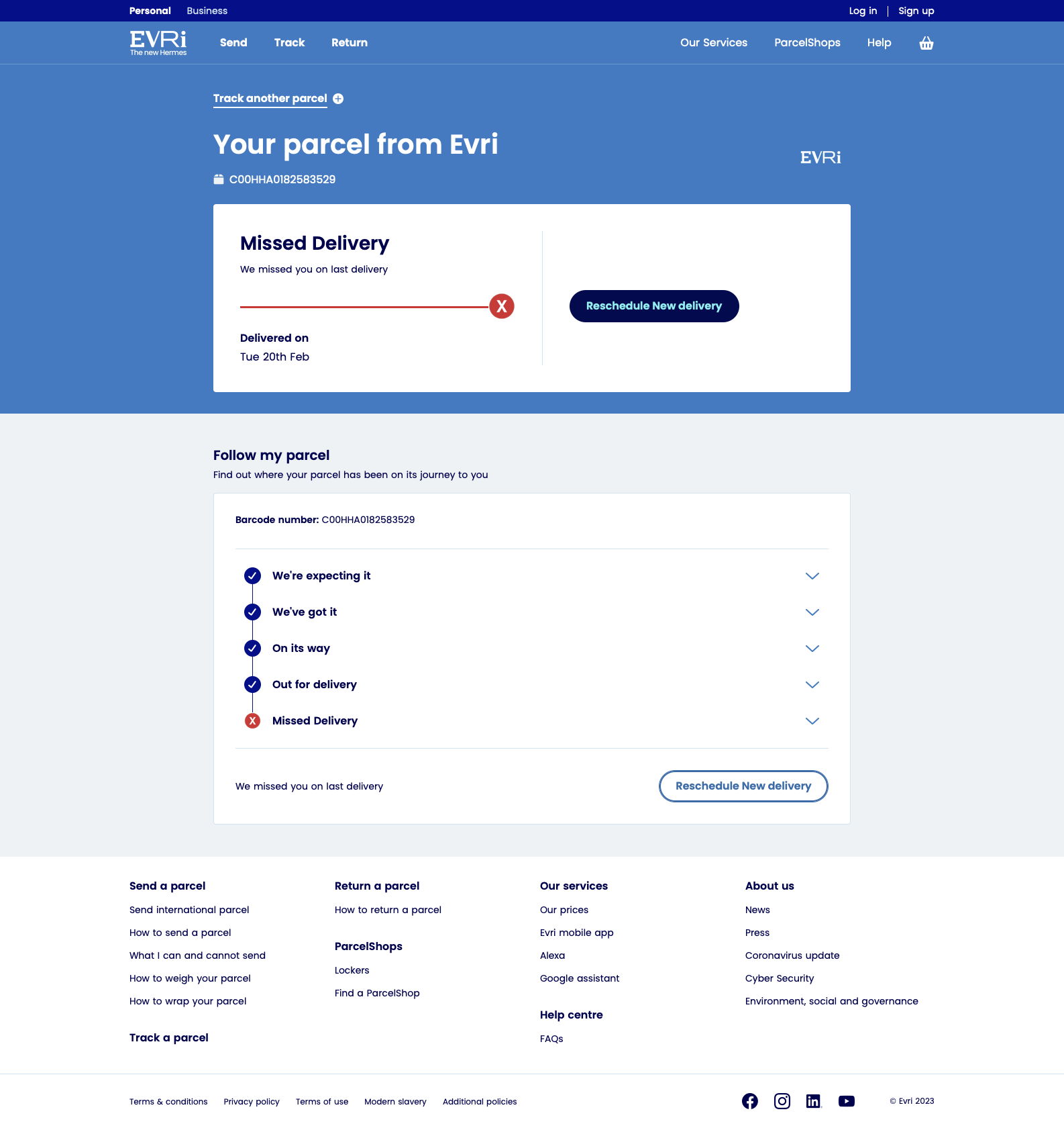 ClamXAV | Missed Delivery Notification Scam